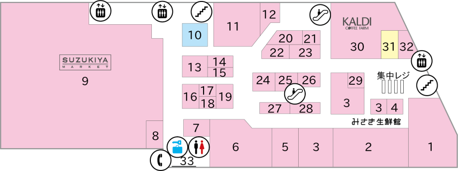B1F | フロアガイド | 横須賀モアーズシティ